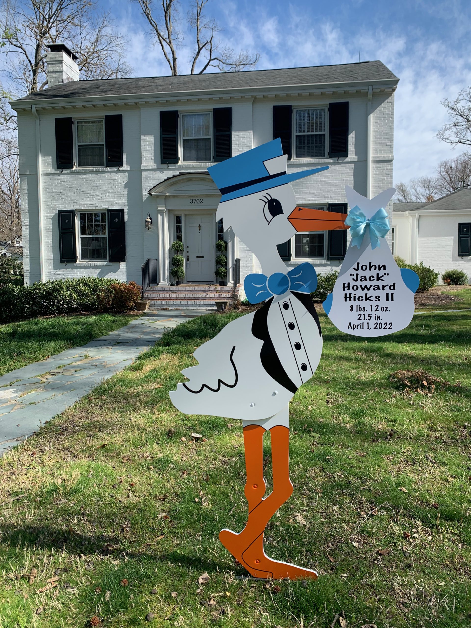 Stork Yard Sign Rental - Storks of Michigan